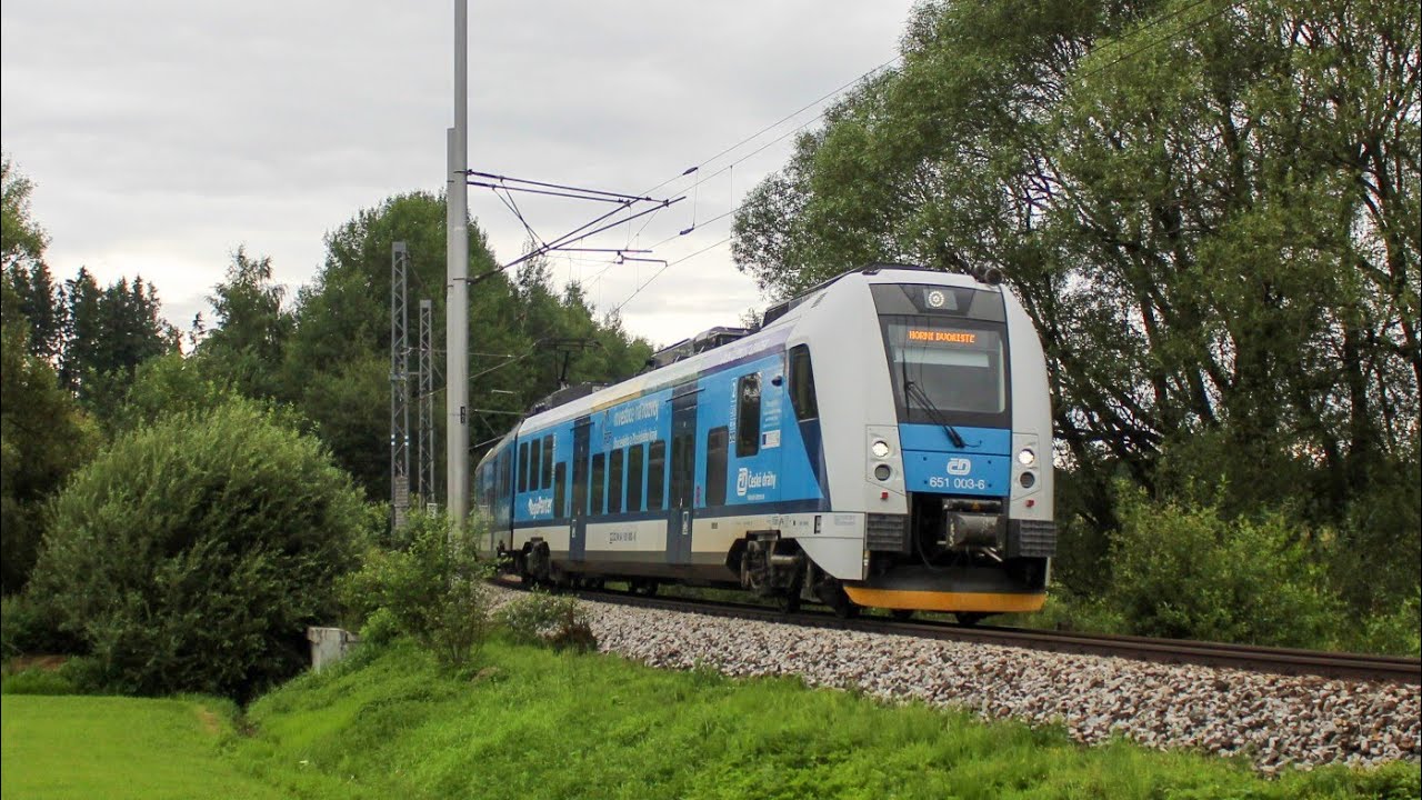 Regio Panter 651.003/650.003 v Rybníku - YouTube