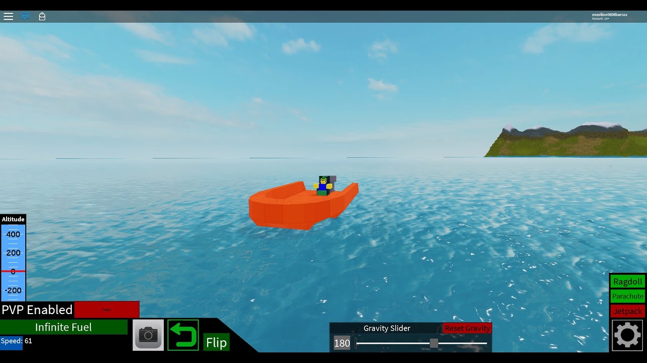 Simple Speed Boat (Tutorial+Showcase) Roblox Plane Crazy - YouTube