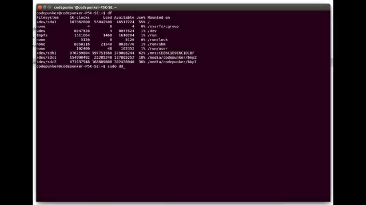 Backup Ubuntu With One Terminal Command YouTube Backup Ubuntu With One Terminal Command YouTube