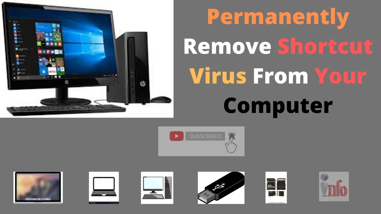 Permanently Remove Shortcut Virus From Your Computer - YouTube