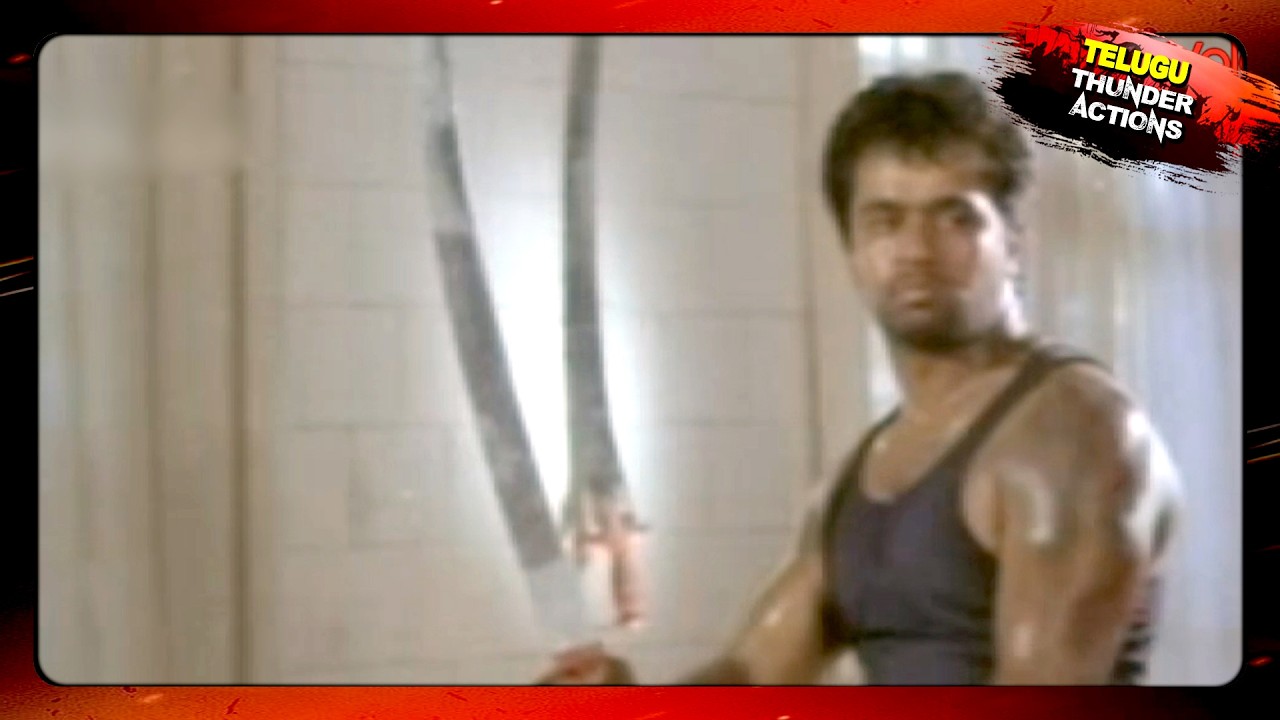 Action Hero Arjun Rain And Sword Powerful Action Scenes || Telugu ...