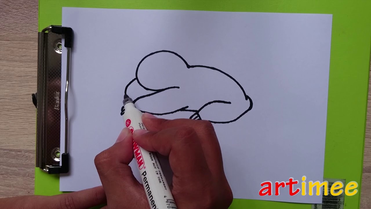 How to Draw Sleepy Sloth - YouTube