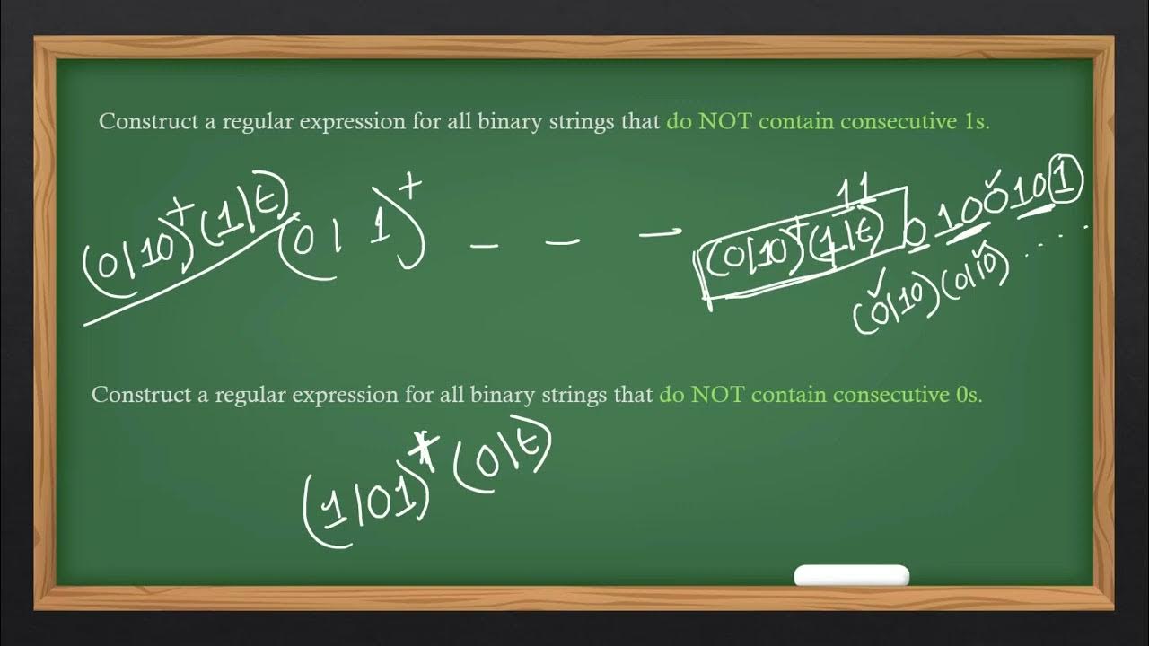 Automata and Computability | Lecture 7 - Regular Expressions Examples 2 by AAI | CSE331 - YouTube