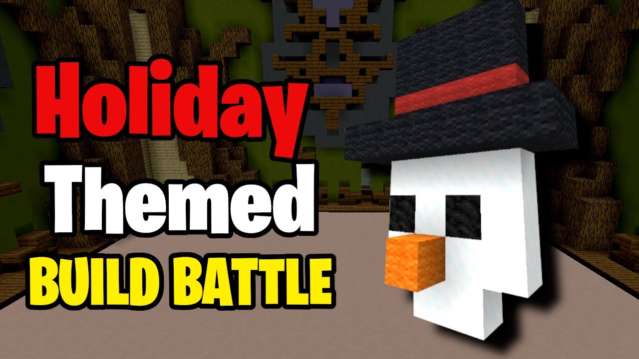 Learning To Build A Snowman! (Minecraft Build Battle) - YouTube