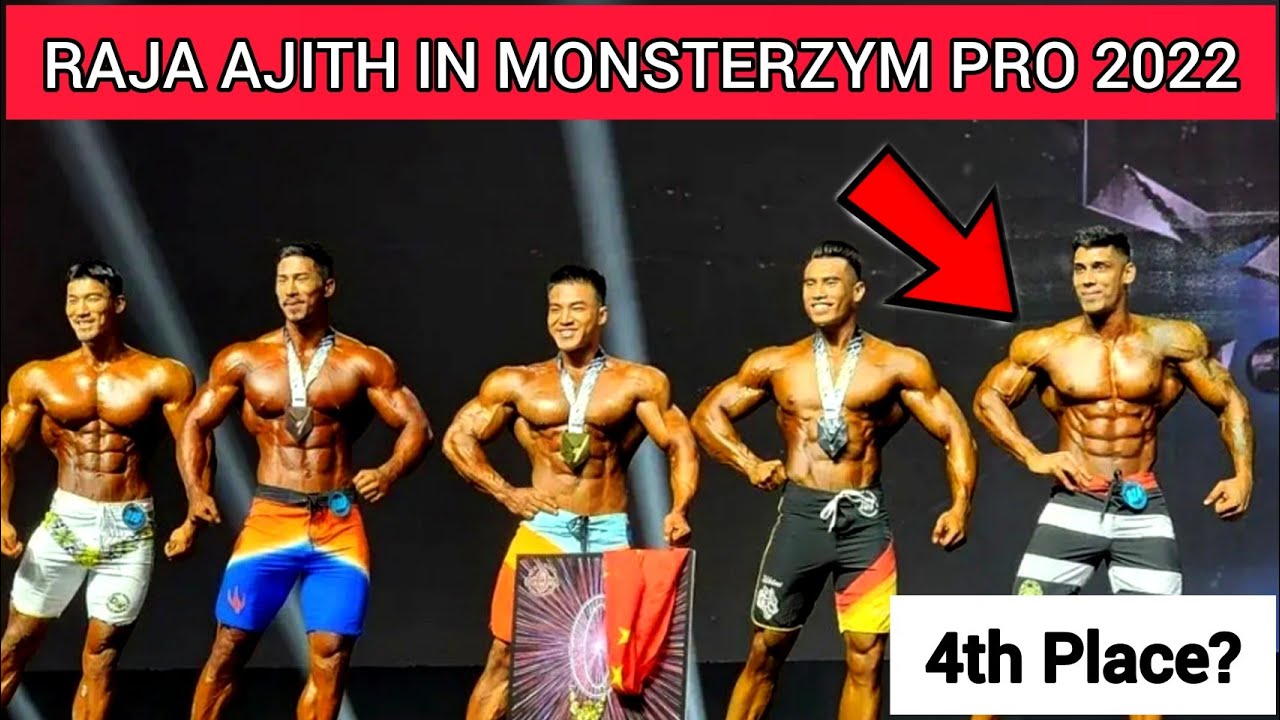 Raja ajith posing routine in monsterzym pro 2022 got 4th🏆 / Monsterzym ...