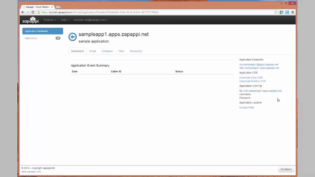 Zapappi Demonstration - ZapApp Hello World - YouTube