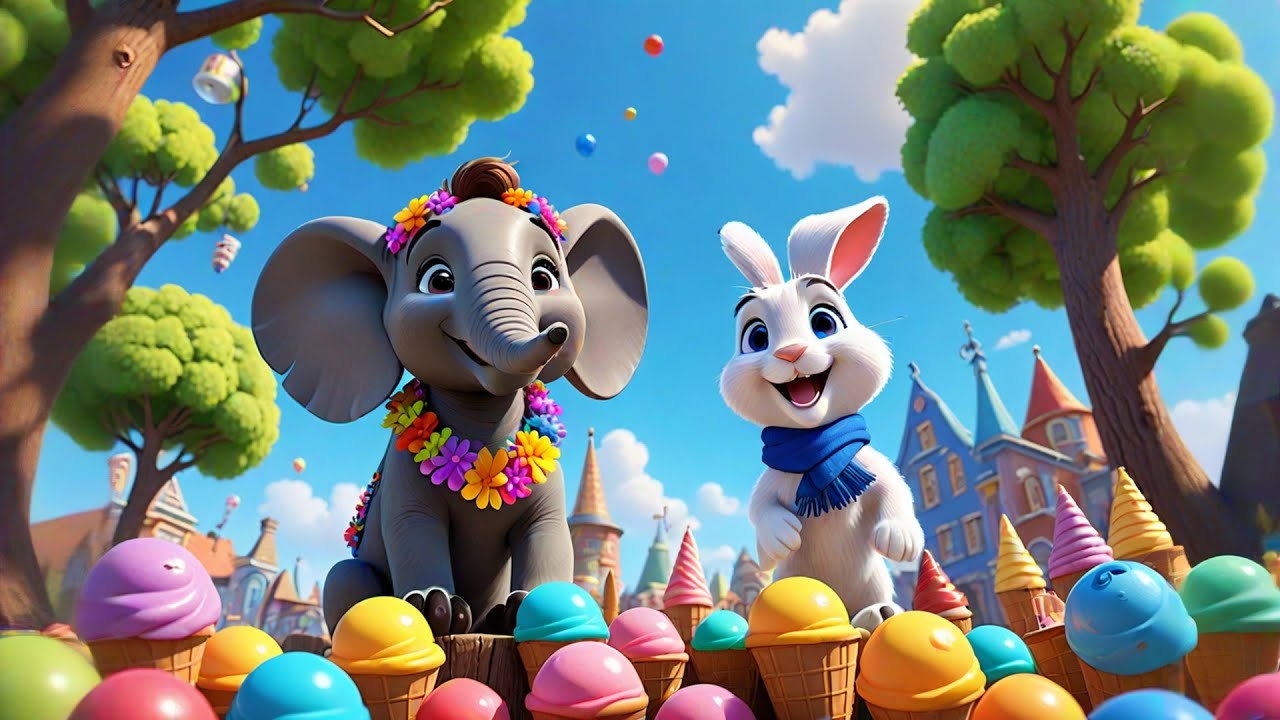 Elephant Ice Cream Song — Big Scoop Dance! | Fun Kids Song | Silly ...