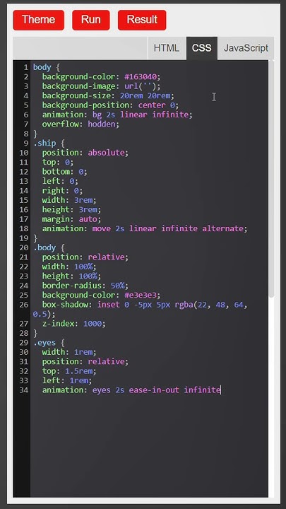 Space Ship | HTML CSS - YouTube