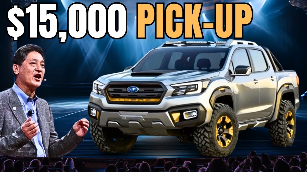 Subaru CEO Shocks the World With $15,000 Pickup Truck Bombshell! - YouTube