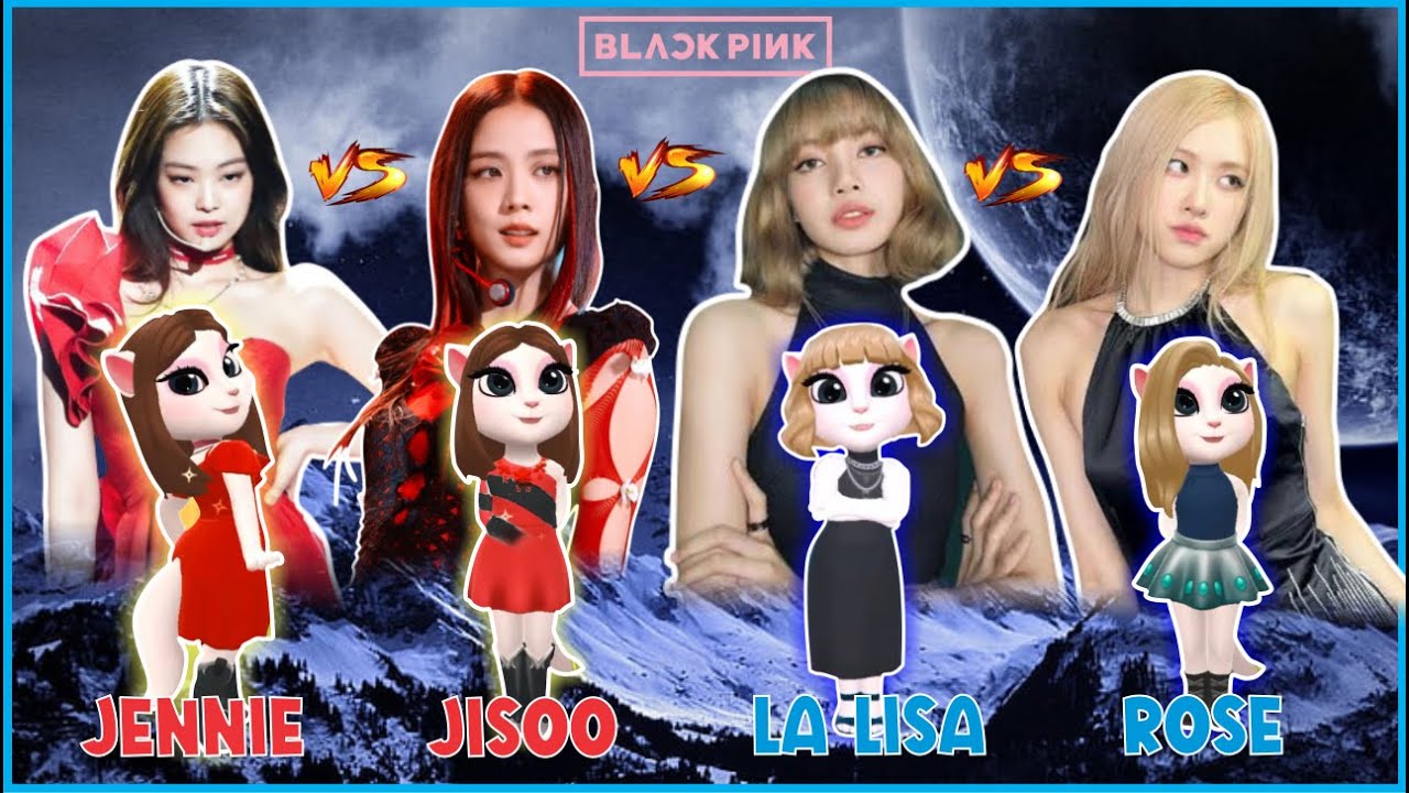 My Talking Angela 2 | New Update Challenge | Jennie vs Jisoo vs La Lisa ...