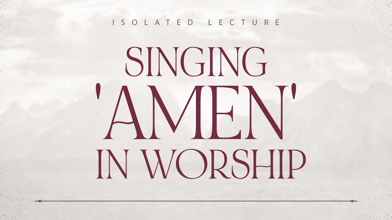 Singing 'Amen' in Worship by Ptr. Xley Miguel - YouTube