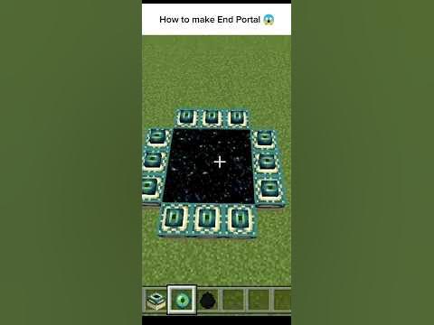 How to make End Portal | Minecraft - YouTube