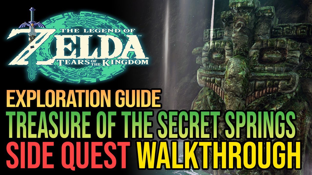 Treasure of The Secret Springs Zelda Tears of The Kingdom - YouTube