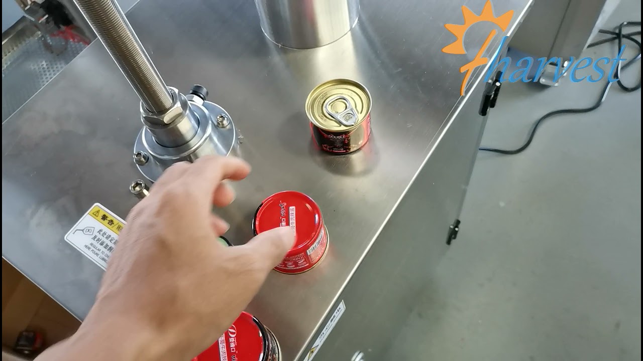 Semi-automatic can sealing machine, small tin coke test machine,manual ...