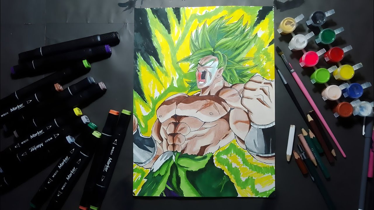 HOW TO DRAW BROLY [Dragon Ball Super] || easy step by step || anime ...