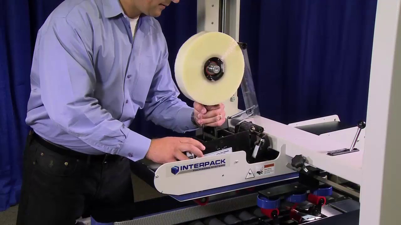 Interpack (IPG) USA 2024-SB Uniform Semi-Automatic Case Sealer - YouTube