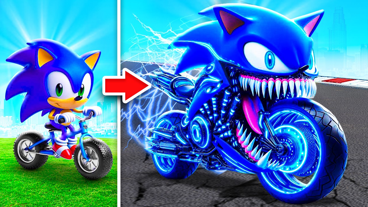 Upgrading SONIC BIKES In GTA 5! - YouTube
