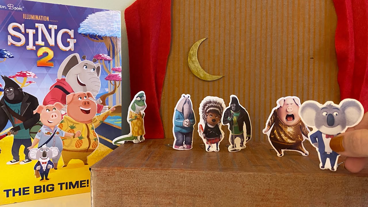 SING 2 TOYS CRAFT PRETEND PLAY BOOK READ ALOUD STORYTIME - YouTube