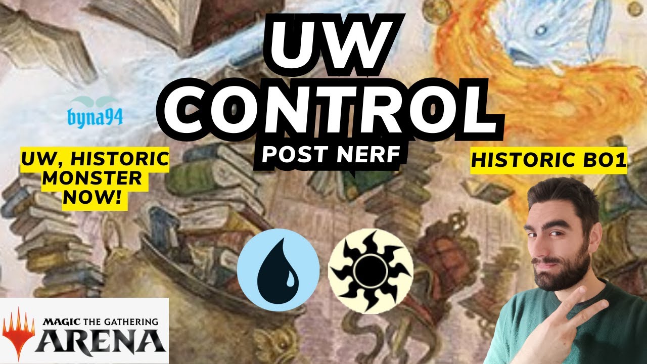 UW CONTROL POST NERF Historic Bo1 #mtgarena #mtgita #mtg - YouTube