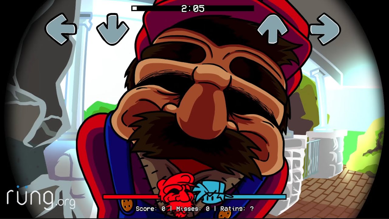 Friday Night Funkin' VS Ring Cam Mario | FGTeeV | FNF Mod - YouTube