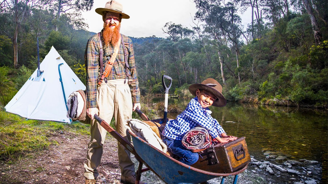 How Traditional Bushmen Camped in the Australian Gold Rush - YouTube