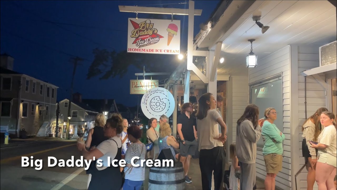 Big Daddy’s Ice Cream - Kennebunkport, Maine - YouTube