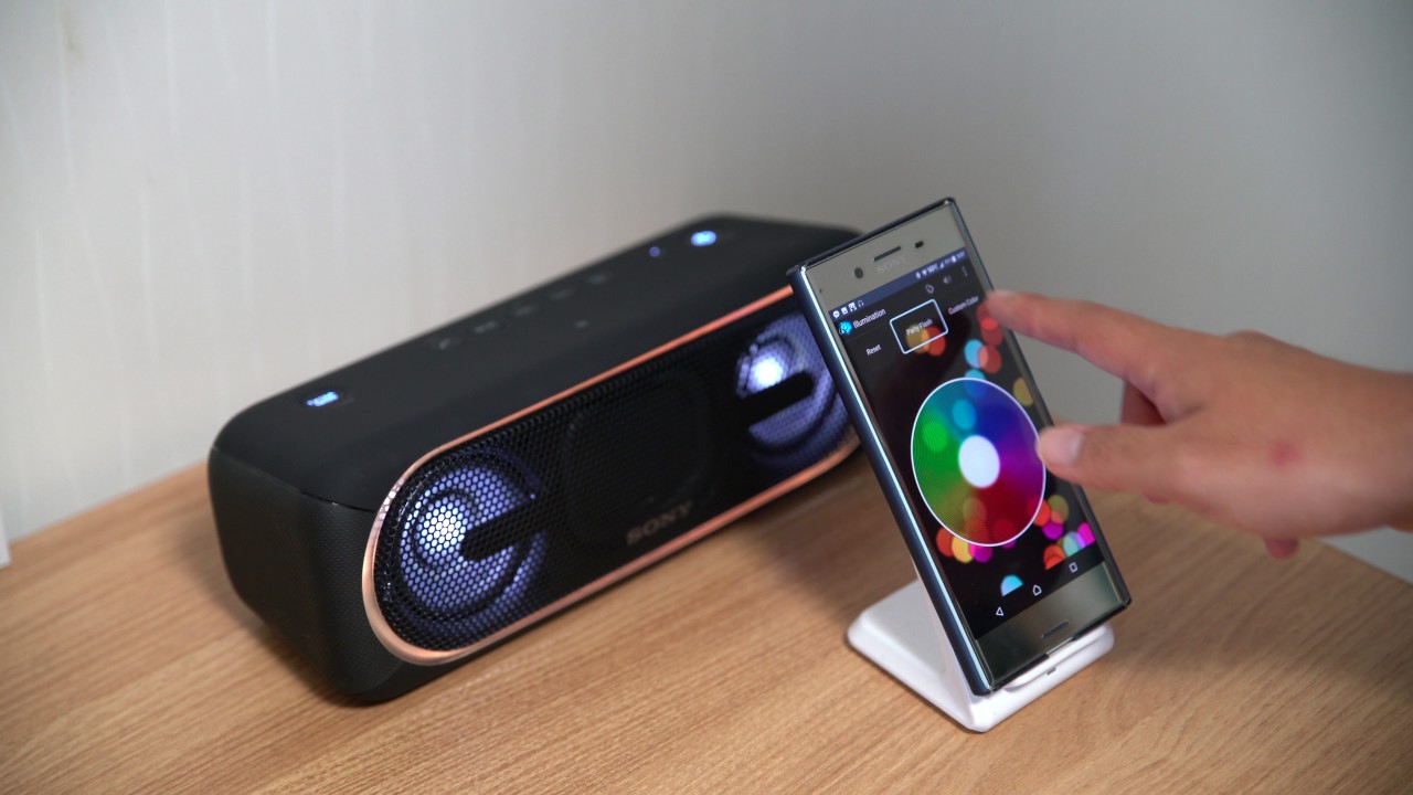 소니(Sony) SRS-XB40 블루투스 스피커 Fiestable Illumination(LED Effect) 시연 영상 ...