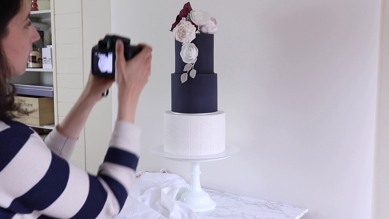 Top tips for wedding cake photography! - YouTube