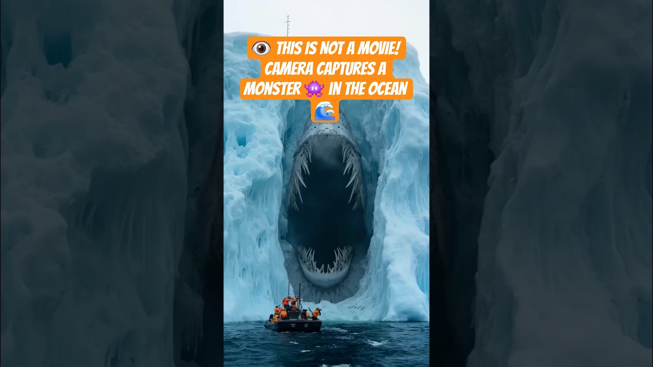 ️ SHOCKING! Monster Emerges From Arctic Ice and Sinks Into the Ocean 🌊🦈 ...