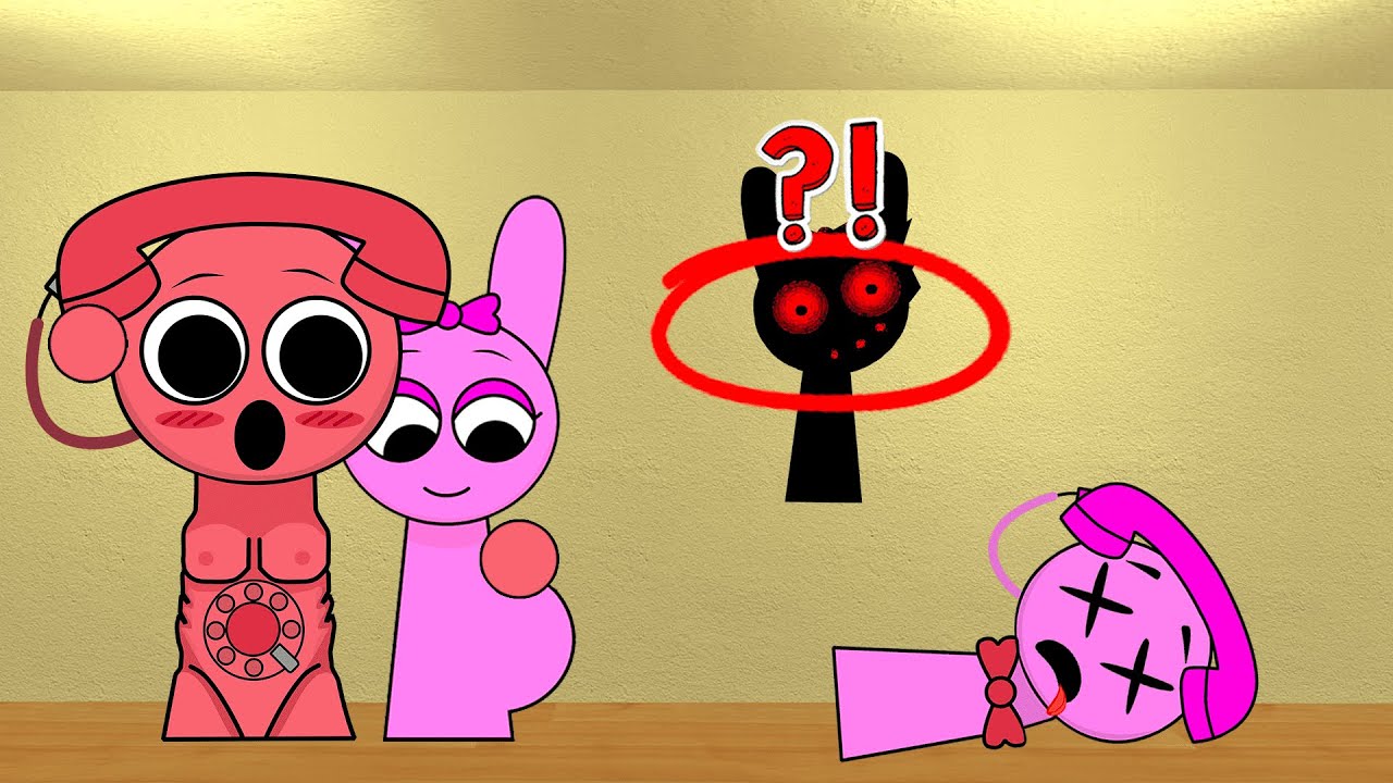 Sprunki Telephone 😲 in SHOCK - Pinki is expecting Babies, but Horror ...