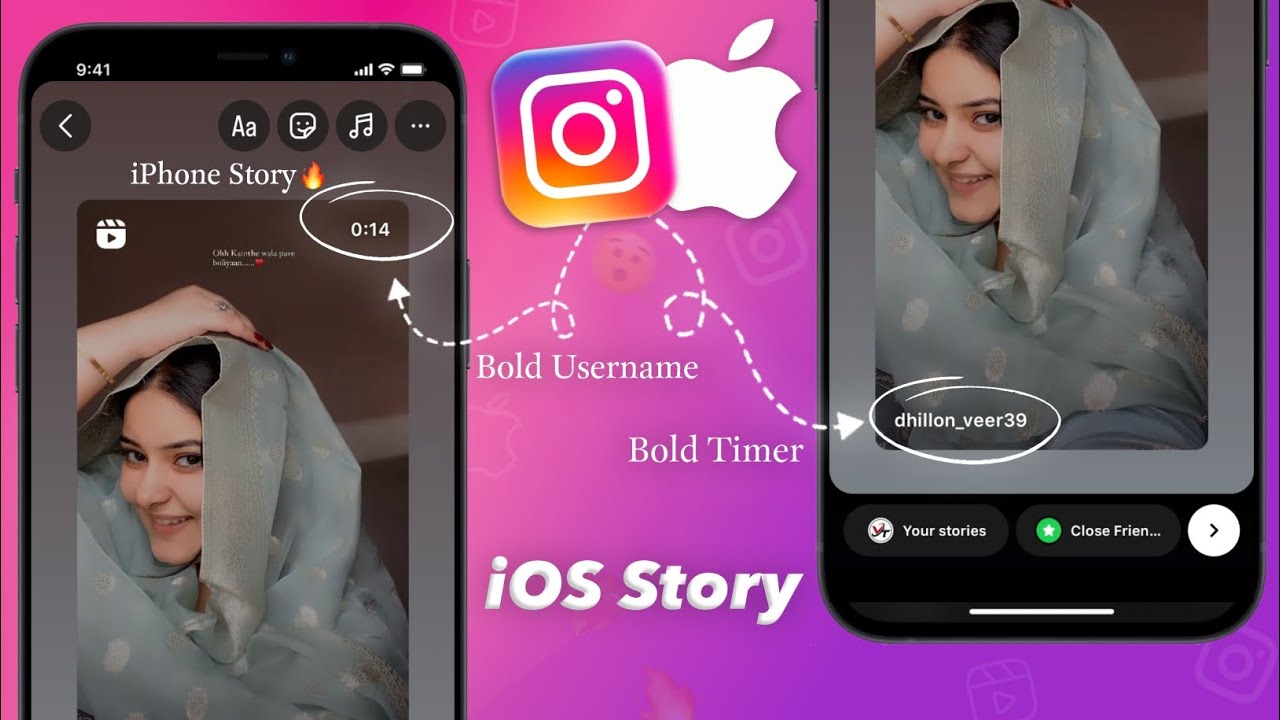 iPhone Story Setting 🥳| Round Edge Story + Bold Timer | Honista iPhone ...