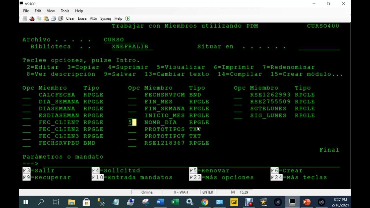 Curso de AS/400. Curso completo en https://cursos-as400.one/home - YouTube