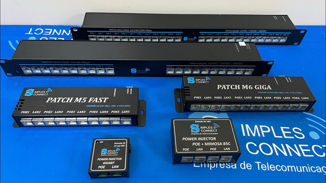 Patch Panel M5/M6/M10/M12 - Mimosa - Injetor - YouTube