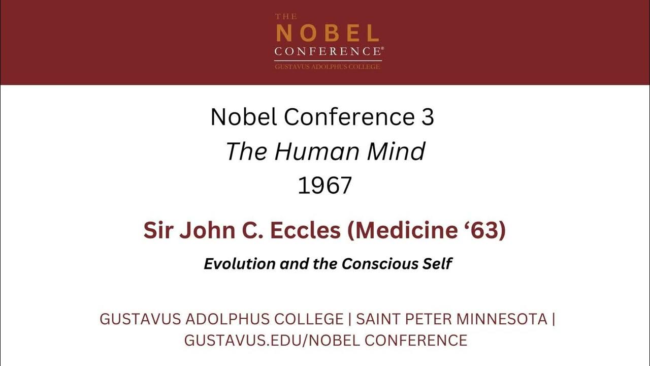 Sir John Eccles: Evolution and the Conscious Self - YouTube