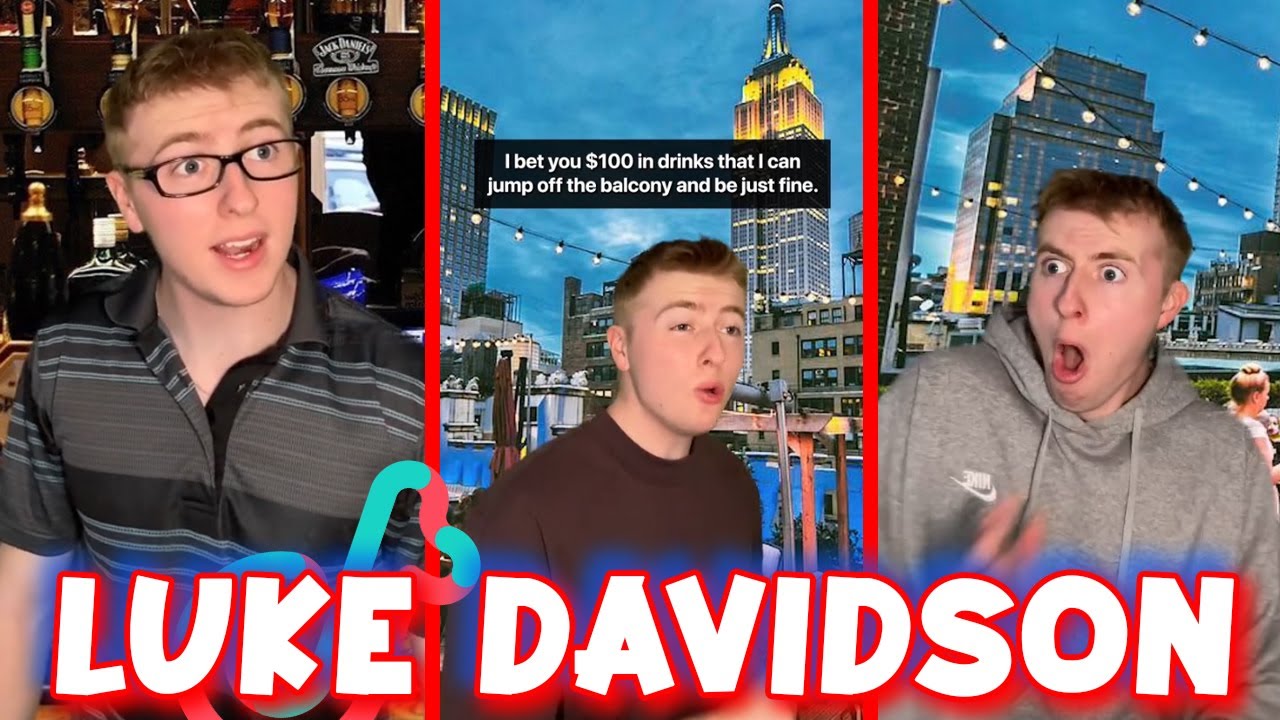 Luke Davidson - man thinks he tricked the bartender - YouTube