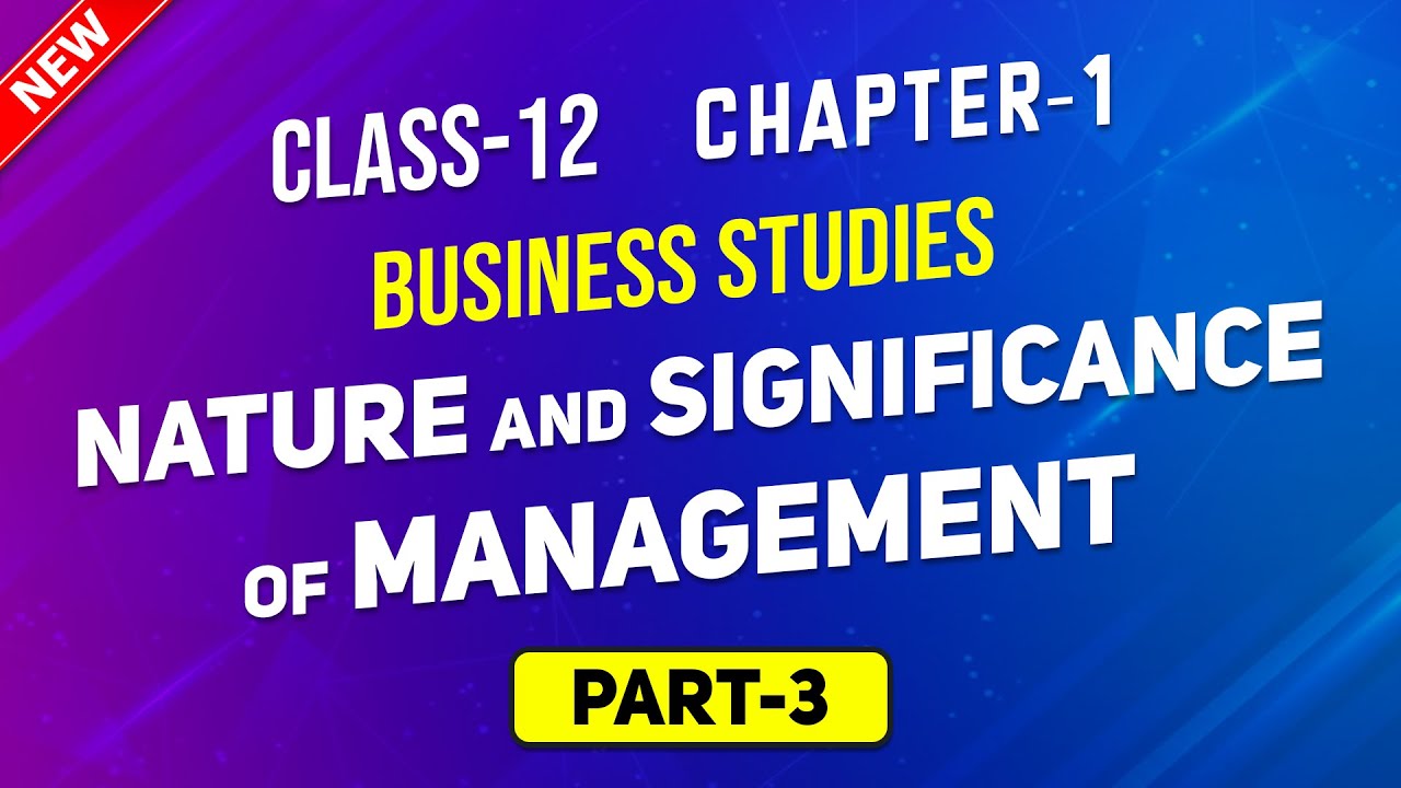 🔴 1.3 Objective of Management || class 12 || Nature and Significance of ...