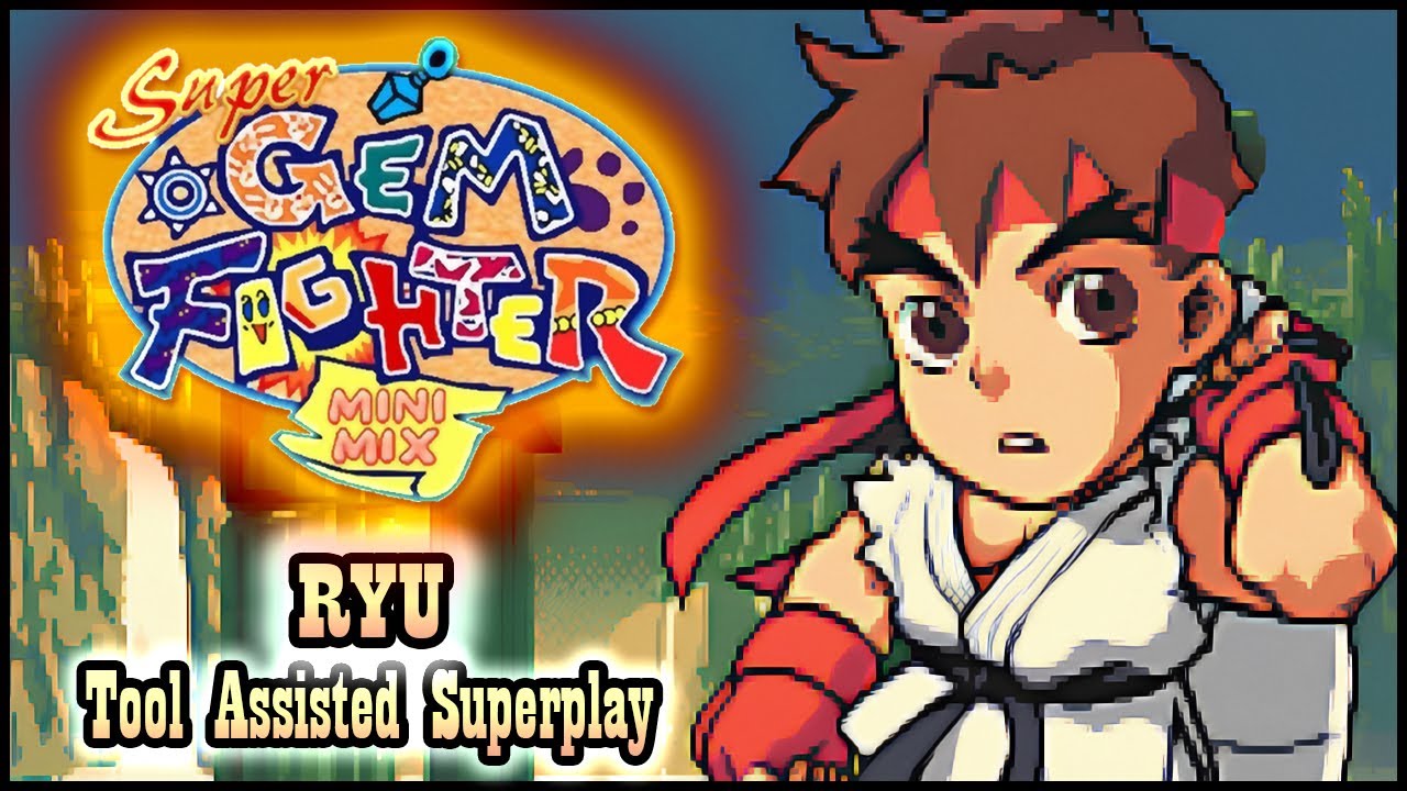 【TAS】POCKET FIGHTER \ SUPER GEM FIGHTER - RYU 🥋 - YouTube