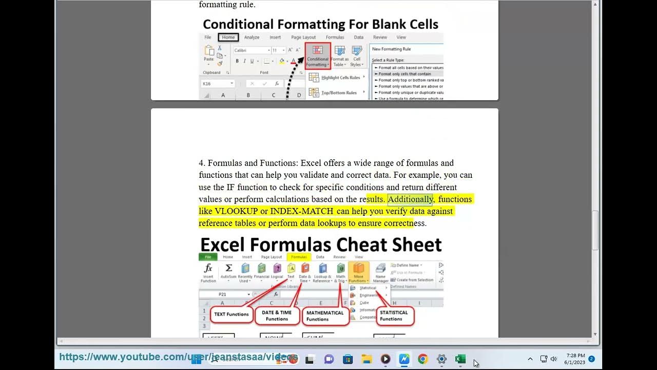 Find Discrepancies in Excel - YouTube