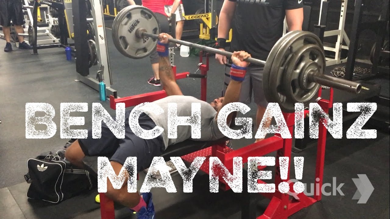 CHEST WORK! BENCH PRESS! CHICKEN NUGGETS! - YouTube