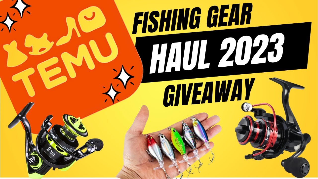 Temu Fishing Gear Haul and Giveaway 2023. - YouTube