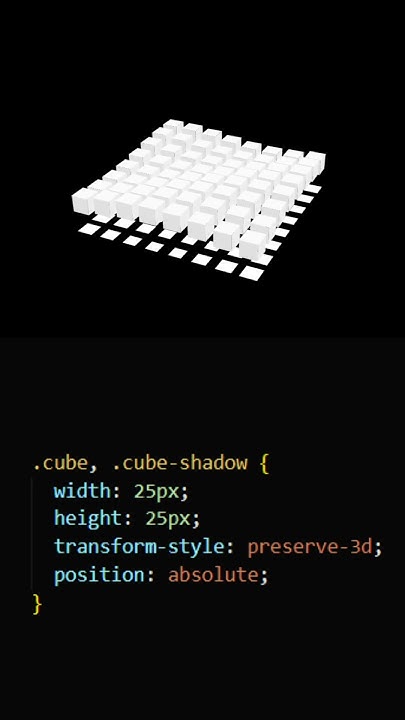 "Create a Stunning Cube Animation with HTML & CSS! 🟦 " #coding #html #htmlcss - YouTube
