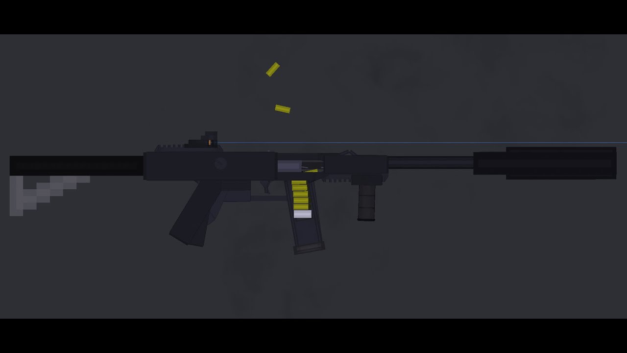 tactical ar full auto (mechanical ejecting) people playground - YouTube