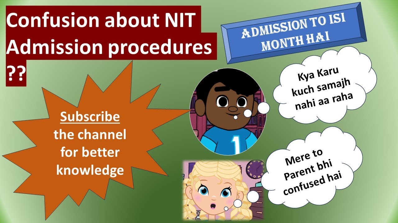 Avoid Mistakes:NIT Admission Documents,NIT admission explain - YouTube