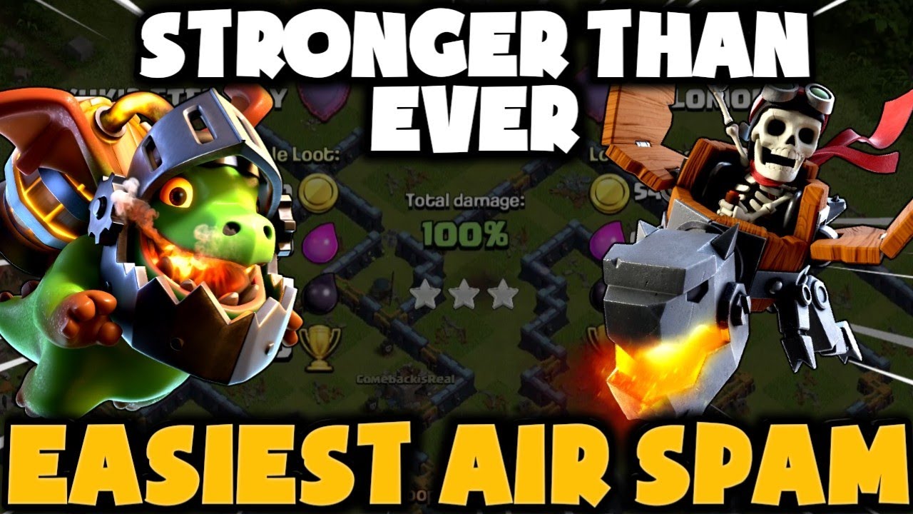 BEST AND EASIEST AIR SPAM ARMY IN CLASH! - YouTube
