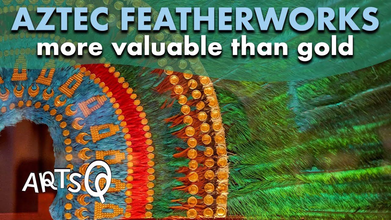 Aztec feather art more precious than gold (featherworks) - YouTube