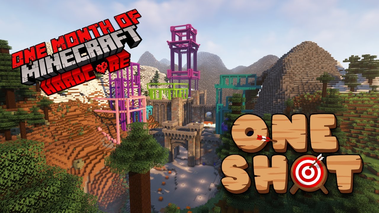 One month of hardcore Minecraft - One Shot SMP - Day 12 - YouTube