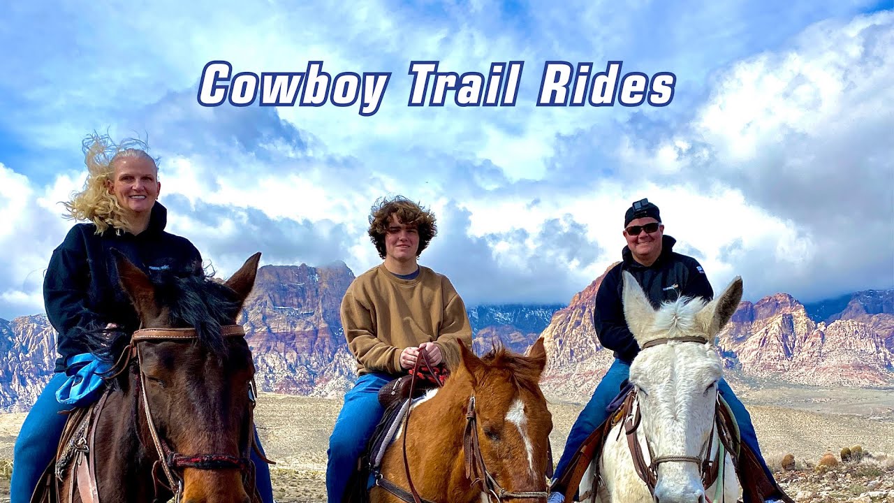 Cowboy Trail Rides - Red Rock Canyon - Las Vegas, Nevada - YouTube