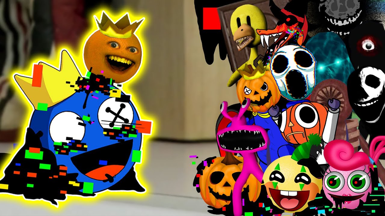 New Rainbow Friends Vs Corrupted Annoying Orange (FNF New Mod) 🎶 FNF ...