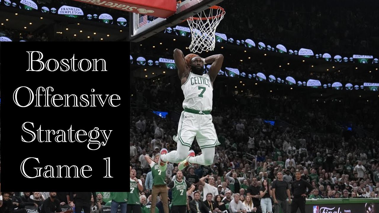Boston Offensive Strategy Game 1, NBA Finals! - YouTube