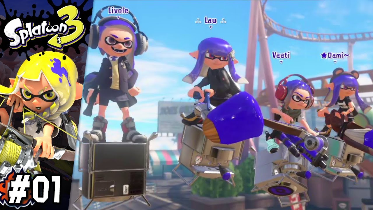 Quelques parties en match anarchie ! - Splatoon 3 #01 - YouTube